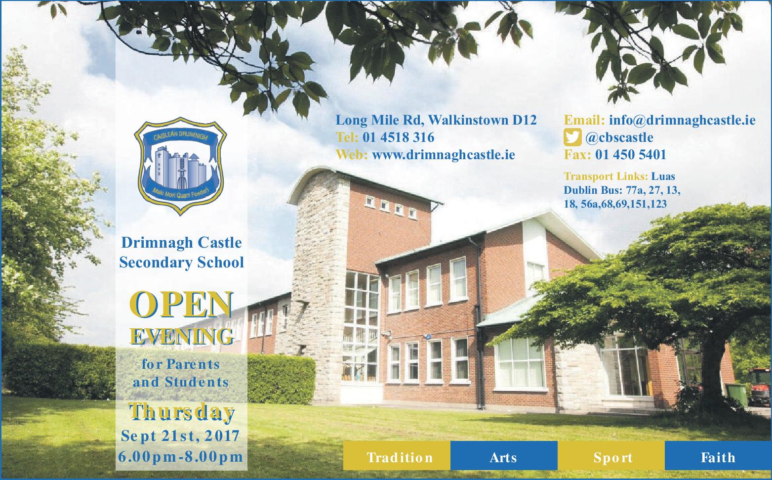 Drimnagh Castle Secondary School - News